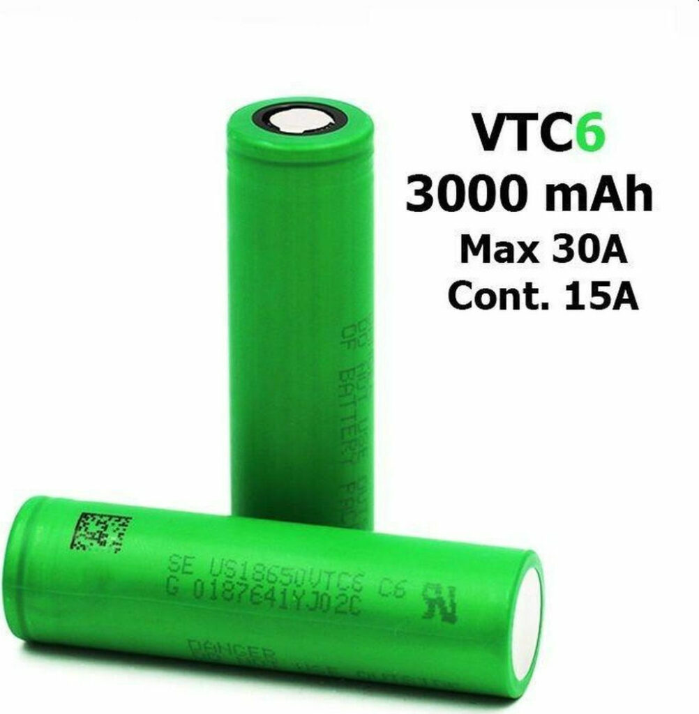 VTC6 18650 3000mAh battery – Pure Lab